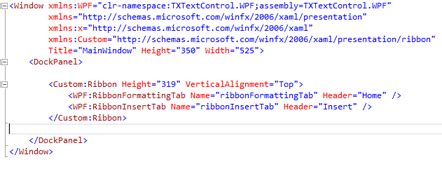 Creating A WPF Ribbon Application