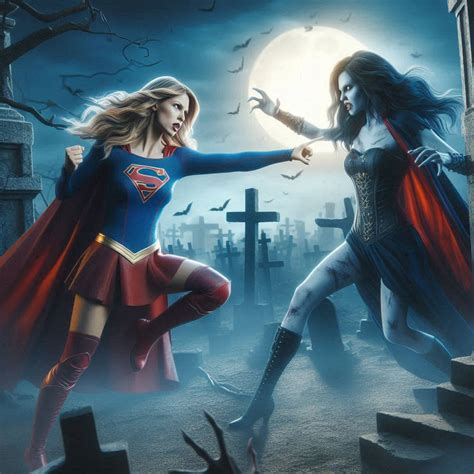 Supergirl And Vampires By Superherofantasymag On Deviantart