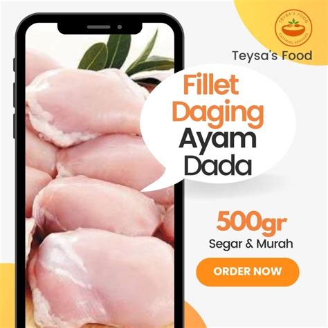 Jual Daging Ayam Dada Fillet Dada Fillet Fresh And Segar Berkualitas