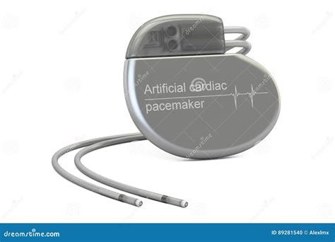 Artificial Cardiac Pacemaker 3d Rendering Stock Illustration Illustration Of Healthcare