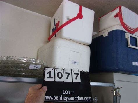 Lot 2 Styrofoam Coolers Bentley And Associates Llc