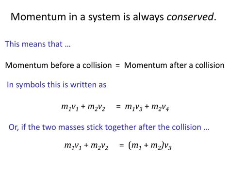 Ppt Momentum After A Collision Powerpoint Presentation Free Download Id 2071044