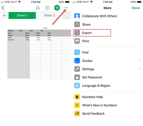 How To Convert A Numbers File To Excel On Mac And Ios