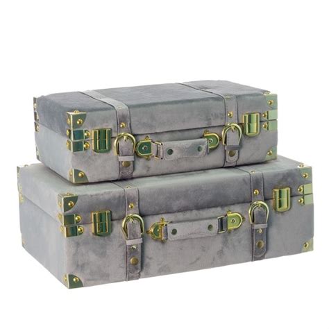 Ena Set Kofera Pliš Set Sivi 21 22923 3