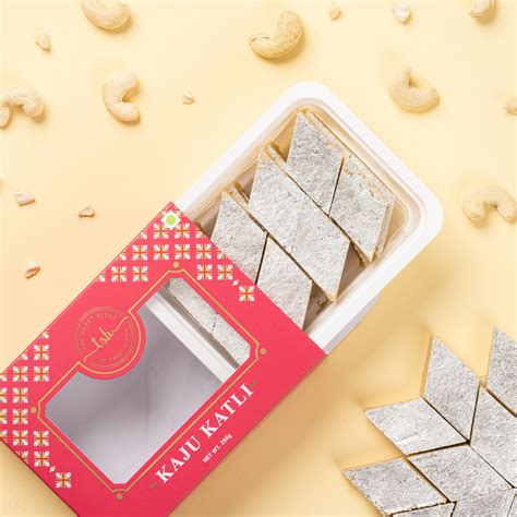Buy Kaju Katli Box Of 250 Grams Online The Sweet Blend