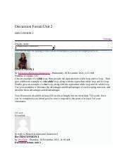 CS UNIT DOCUMENTS Docx Discussion Forum Unit DISCUSSION Settings Display Mode