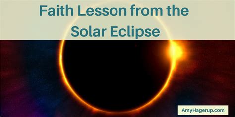 Faith Lesson From The Solar Eclipse Vitamin Shepherd Growing In