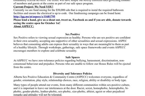 Alberta Sex Positive Education And Community Centre Indiegogo