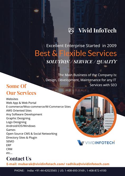 Vivid Infotech Software Solutions Vivid Ensures Genuine And Quality Services With Regular