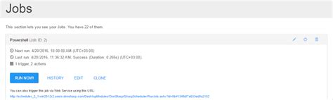 Jobs Dnn Sharp Documentation Center