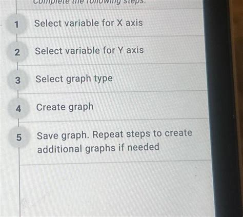 1 Select Variable For X Axis 2 Select Variable For Y 1 Select Variable For X Axis 2 Select Variable For Y