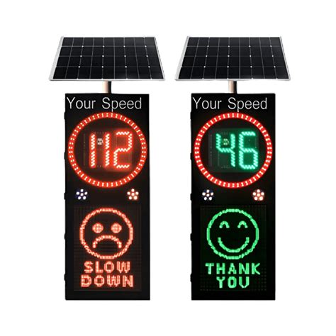 Say Goodbye To Speeding With Smart Solar Radar Speed Signs