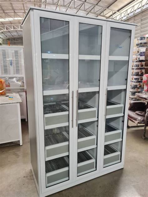 ถูกสุดๆ ตู้เก็บจาน ชาม โครงอลูมเนียมเกรด A Th