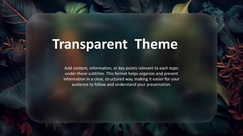 Transparent Google Slides Background