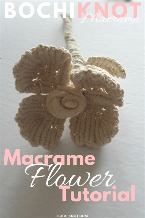 Macrame Flower Pattern Tutorial How To Make A Macrame Flower For Plant Hanger And Wall
