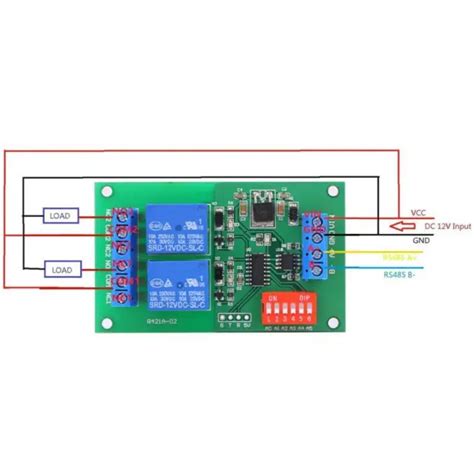 12V RS485 RELAY Module PLC Controller UART Serial For DC 2 Channel RTU 9 29 PicClick UK