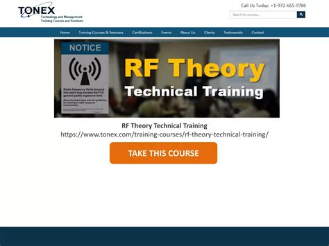 RF Radio Frequency Theory Technical Training PPTX