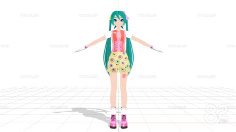 Anime Mmd Model 3d Model Pmx 82models