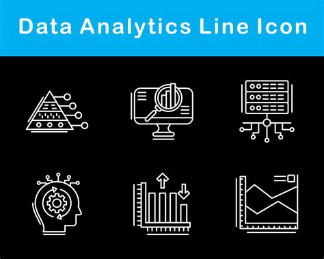 Data Analytics Vector Icon Set 20651613 Vector Art At Vecteezy