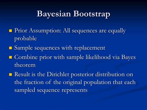 Ppt Statistical Evaluation Of Pairwise Protein Sequence Comparison With The Bayesian Bootstrap