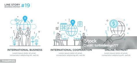 비즈니스 컨셉 일러스트 개념의 집합입니다 워크플로 성장 그래픽 비즈니스 개발 이정표 스타트업 선형 그림 아이콘 인포 그래픽입니다 랜딩 페이지 사이트 인쇄 포스터입니다 라인