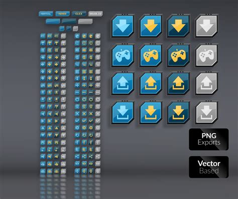 GUI Collection Sci Fi Game Art Partners