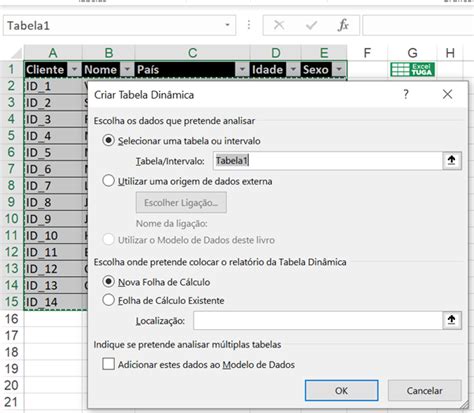 Formatar Intervalos De Dados Como Tabelas Excel Format As Table