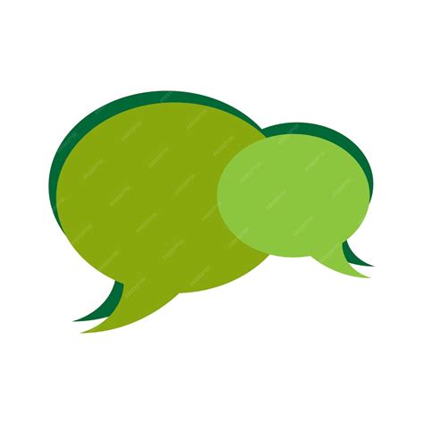 Premium Vector Chat Message Icon Text Message Speak Tag Vector Illustration Stock Image