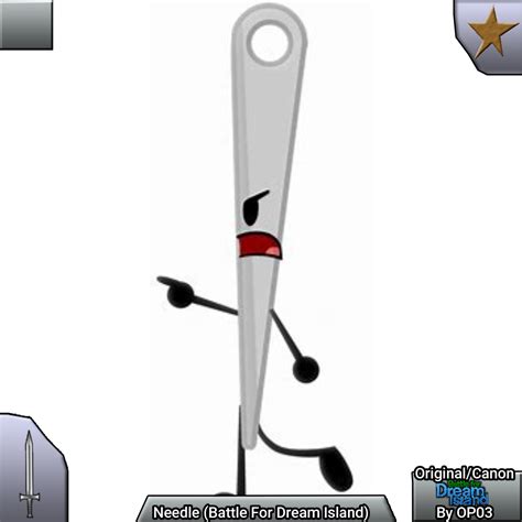 Waifu Fighterz Bronze Bfdi Character Needle By Oddpandemonium On