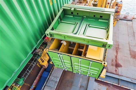 Premium Ai Image Stack Of Containers Cargo Ship Importexport In