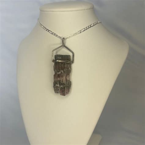 Watermelon Tourmaline Pendant Oracle Of Crystals Melbourne