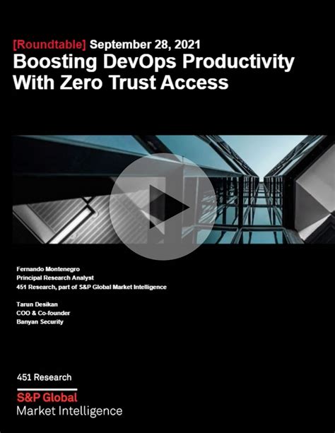 Boosting Devops Productivity With Zero Trust Access Banyan Security