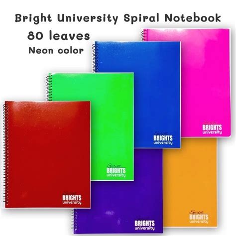 Bright University Spiral Notebook Big Notebook 200mmx250mm 1 Pcs