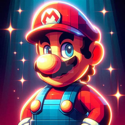 Super Mario Pixelated Nintendo By Kawaiisweetco On Deviantart