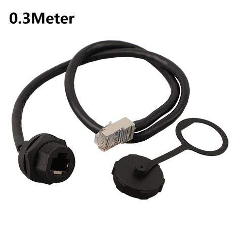Mosiee E Waterproof Connector Network Switch Coupler Threaded Female Socket Connector