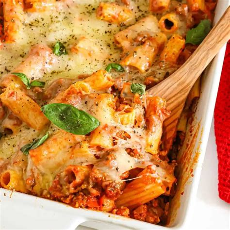 Baked Rigatoni Recipe So Easy