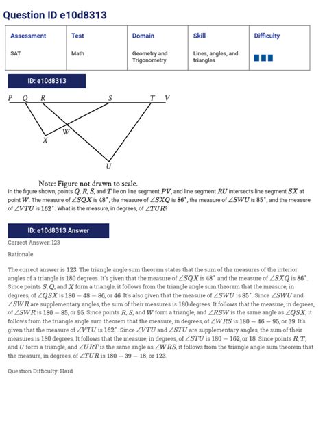 Sat Geometry Question Analysis Pdf Triangle Circle