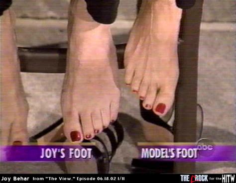 Joy Behars Feet