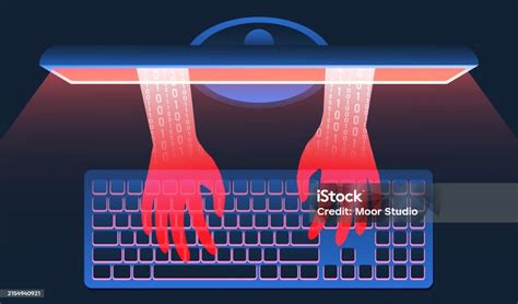 해커 해킹 컴퓨터 벡터 일러스트 레이 션 컴퓨터 범죄에 대한 스톡 벡터 아트 및 기타 이미지 컴퓨터 범죄 데이터 유출 컴퓨터 해커 Istock