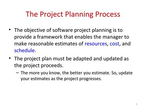 Software Engineering Project Planning And Estimation Ppt Computer Software And Applications