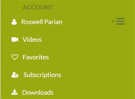 Youtube Style Left Side Menu With JQuery And CSS3 Free JQuery Plugins
