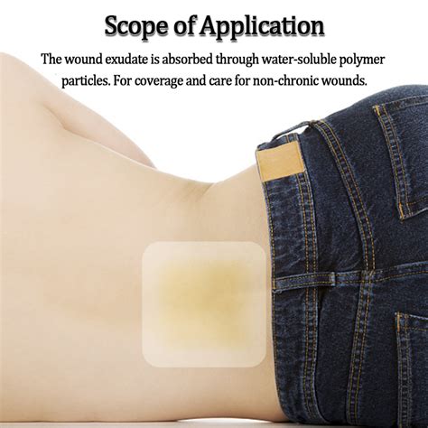 Hydrocolloid Dressing Adhesive Wound Dressing Sterile Buttock Wound