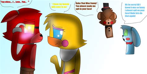 Toy Chica X Foxy Break Up By Bunniercutexp On Deviantart