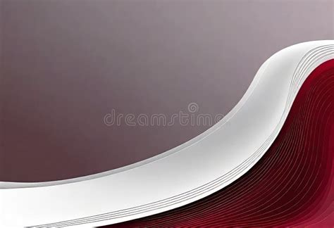 Abstract Presentation Slide Background With A Clean And Minimal Design With Maroon And White 3d