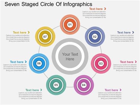 Bb Seven Staged Circle Of Infographics Flat Powerpoint Design PowerPoint Templates Designs