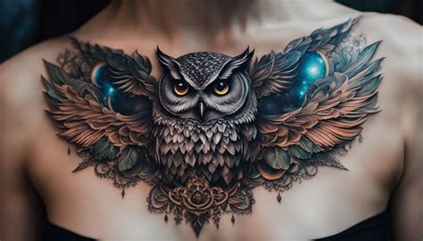 70 Stunning Owl Chest Tattoo Designs For Men Explore Nocturnal Ink Ideas