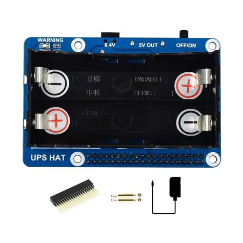 5v Ups Uninterruptible Power Supply Expansion Board Hat Starter Kit For Raspi Rpi Raspberry Pi 3