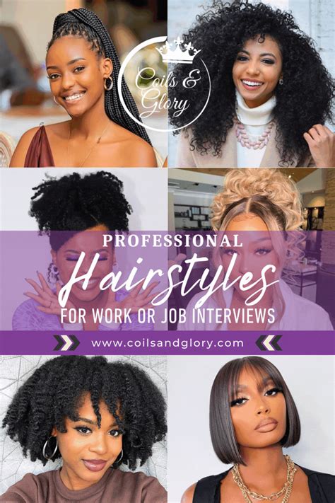 45 Professional Hairstyles For Classy Black Women Coils And Glory
