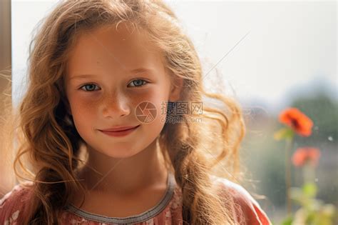 可爱的外国小女孩高清图片下载 正版图片600465359 摄图网