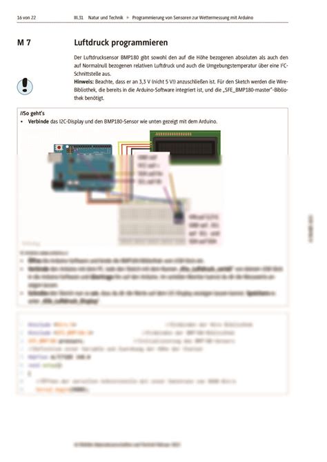 Programmierung Von Sensoren Zur Wettermessung Mit Arduino RAAbits Online
